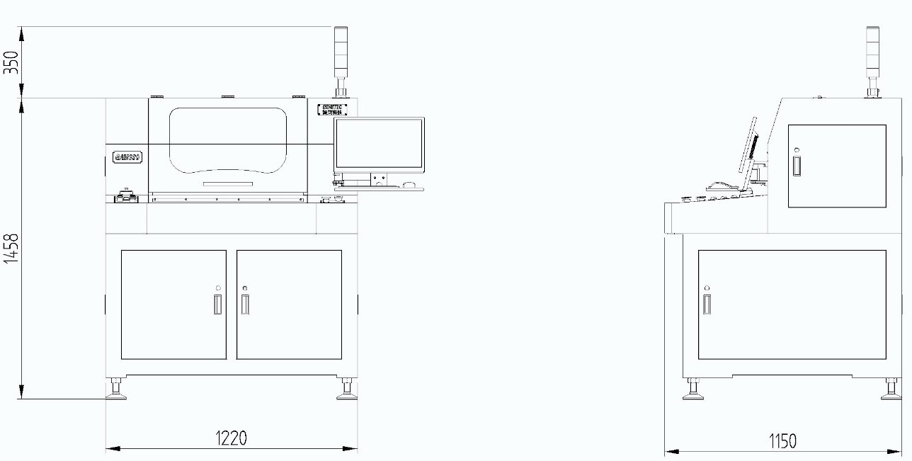 GAM 330 Automatic PCB Router Machine